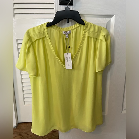 Current Air | Tops | Current Air Lemon Yellow Top | Poshmark
